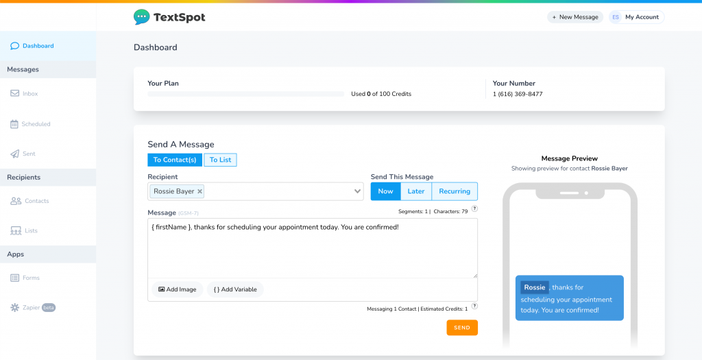 Variables Custom Fields Personalize Text Messages Textspot