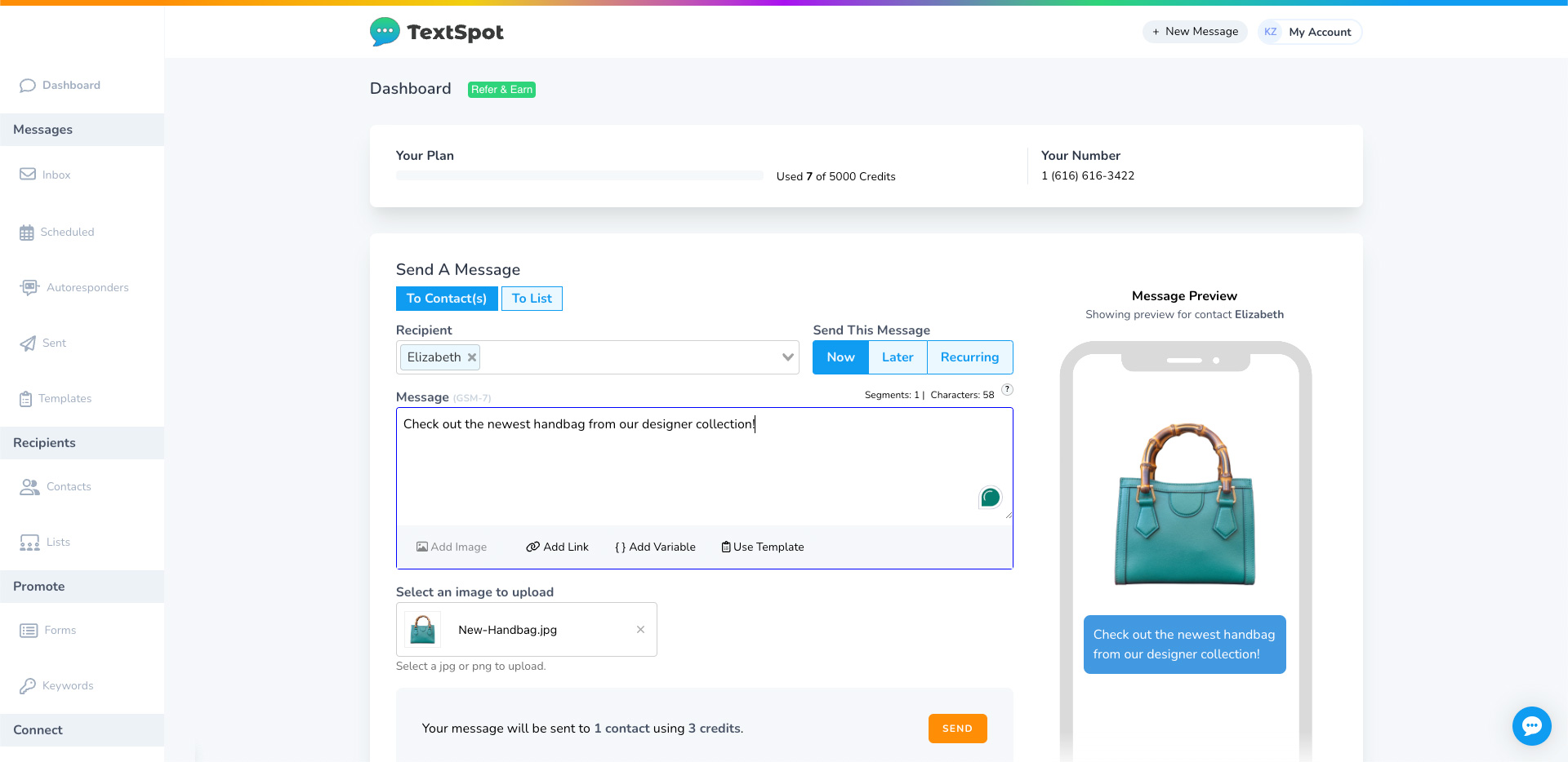 TextSpot | Mass Text Messaging Software - Start for Free